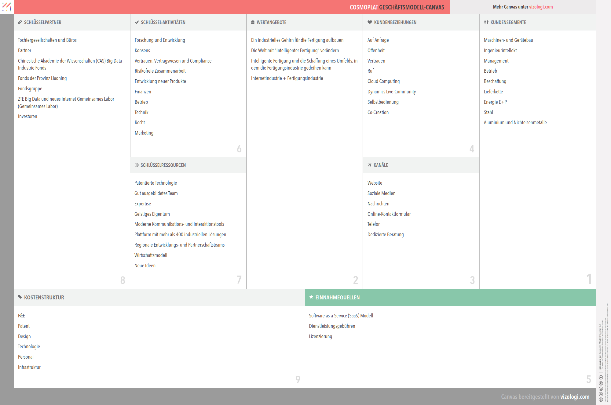 Was ist das Geschäftsmodell von COSMOplat? | Vizologi